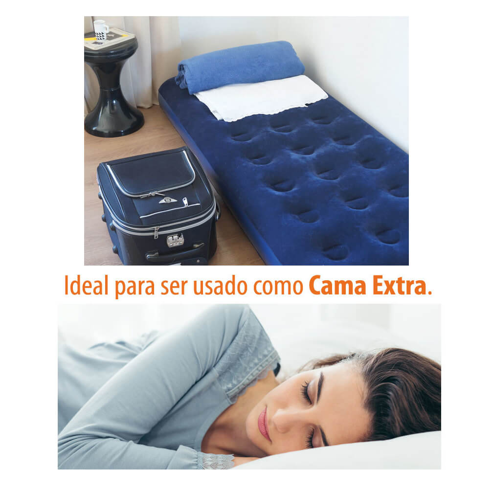 Colchão inflável solteiro - Antares Plásticos