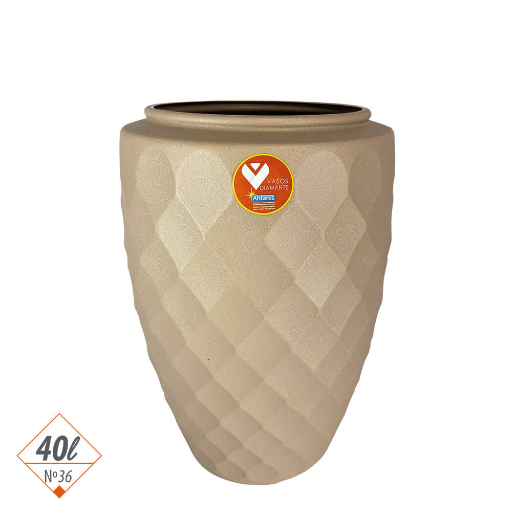 Vaso Diamante Alto 40 Litros – Nº36 – Antares Plásticos