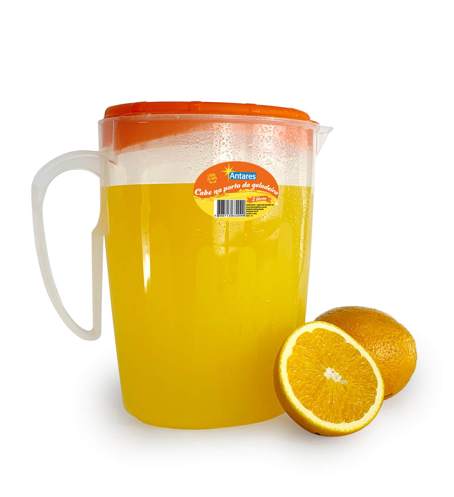 Jarra 2L com tampa - Antares Plásticos