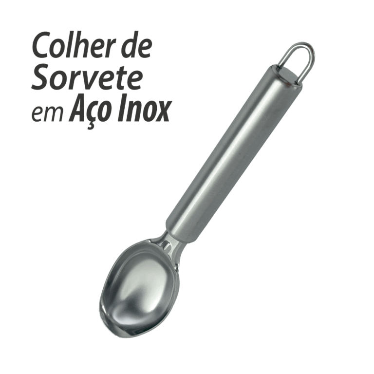 Colher de Sorvete em Aço Inox - Antares Plásticos